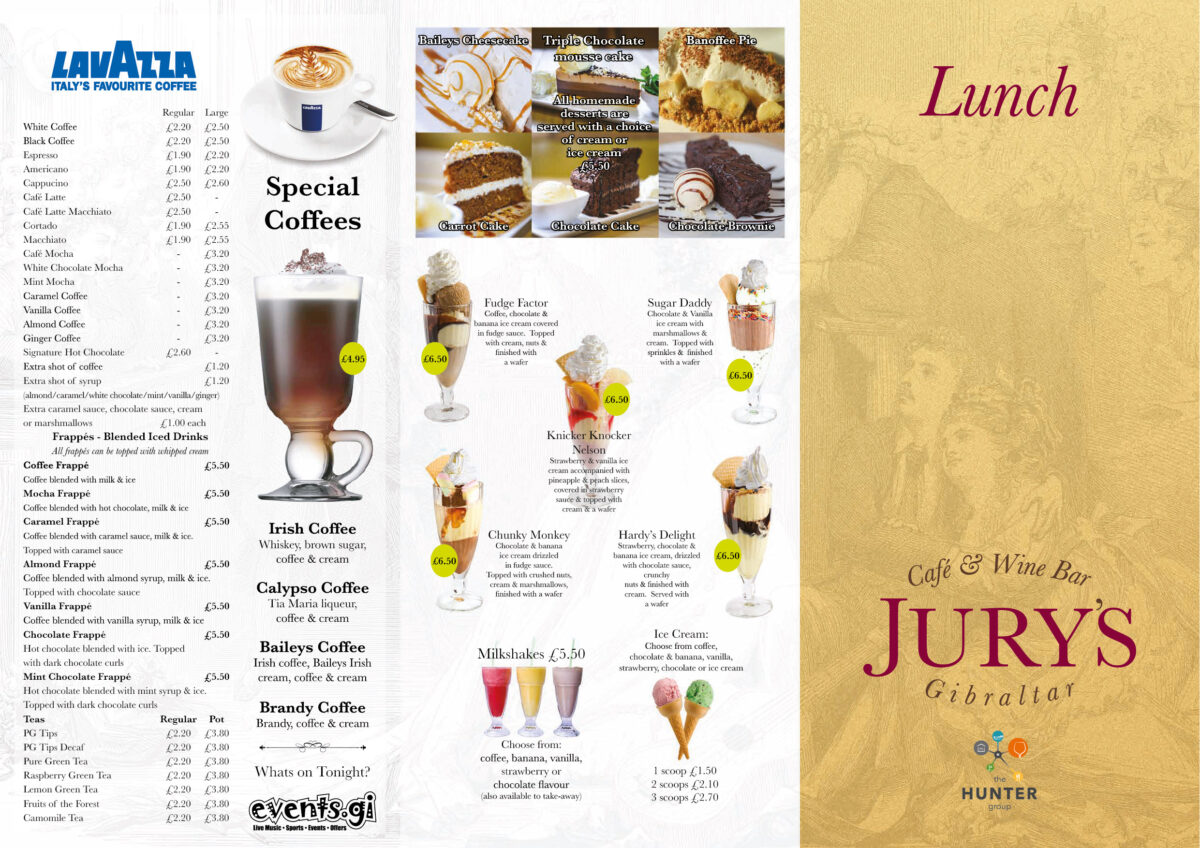 Lunch - Jury's Gibraltar